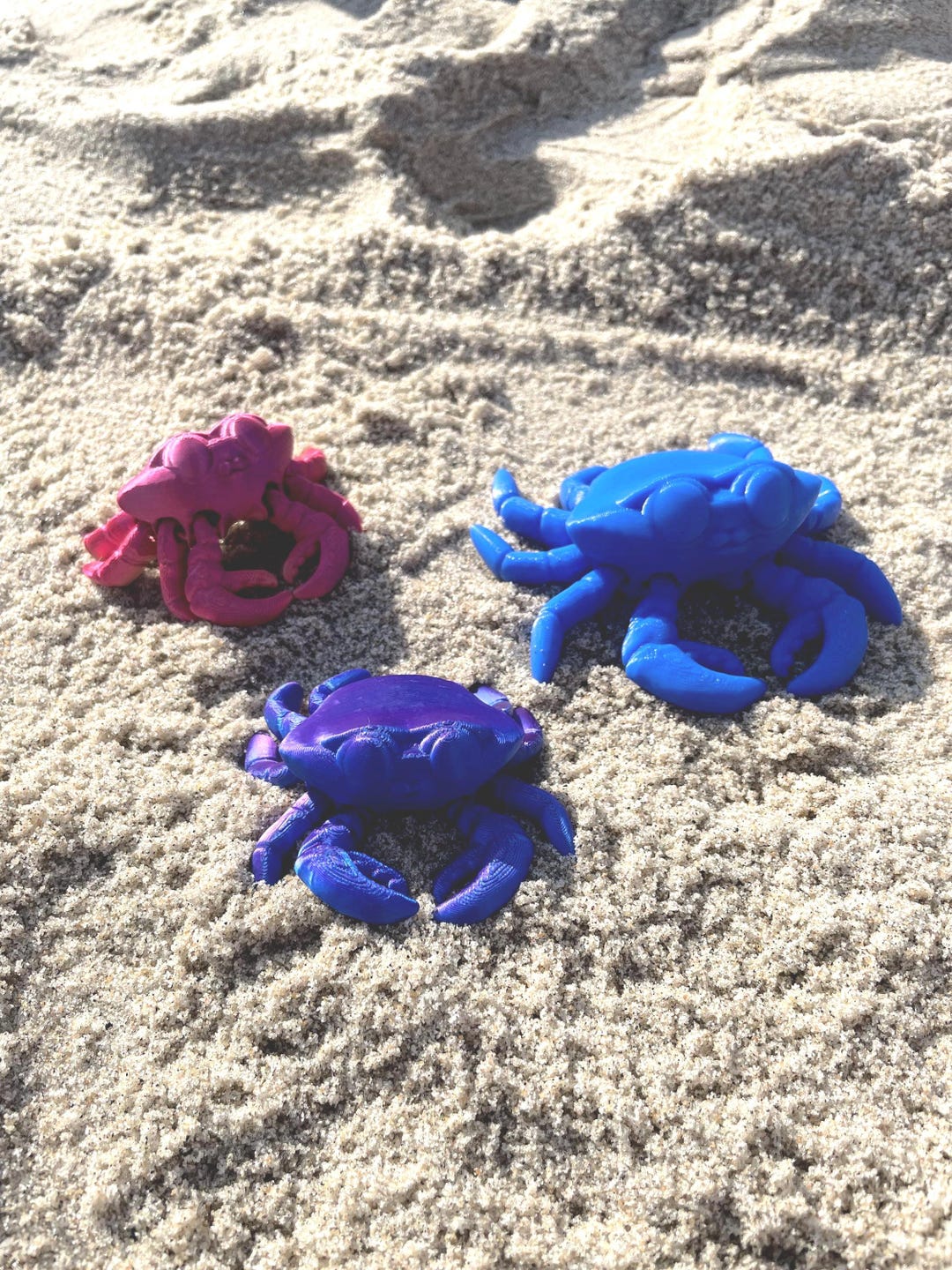 Articulated Crab Fidget Flexible 3D Printed (3 Sizes) - Etsy