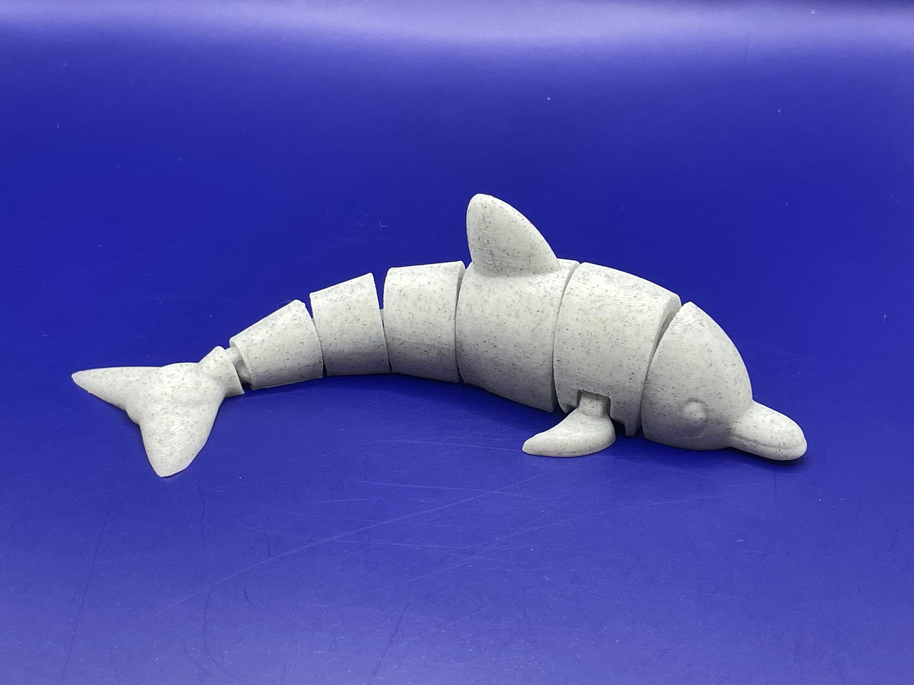 3D Printed Articulated Dolphin Fidget - Etsy