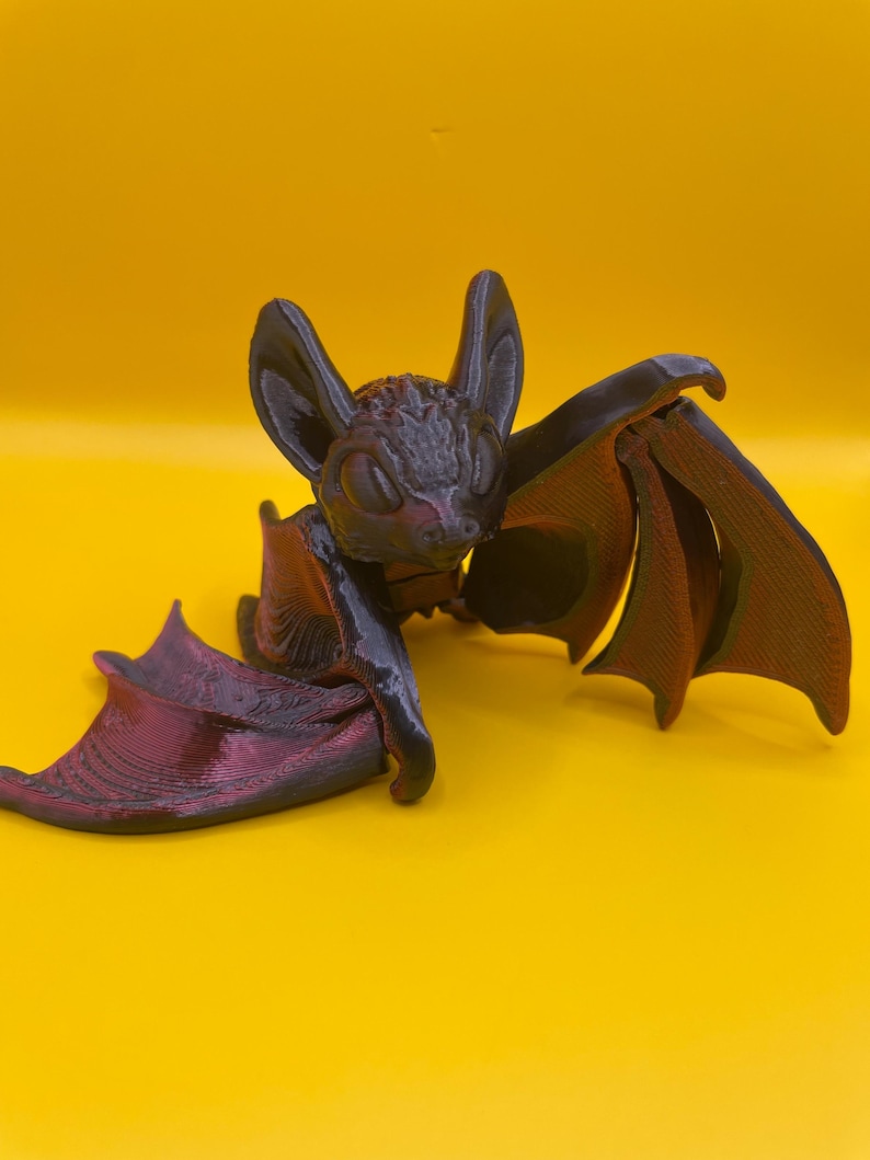 Spooky 3D Printed Bat Fidget & Halloween Decoration! - Etsy