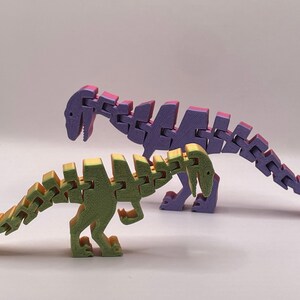 Articulated Raptor Dinosaur Fidget: 3D Printed Sensory Desk Fidget - Etsy