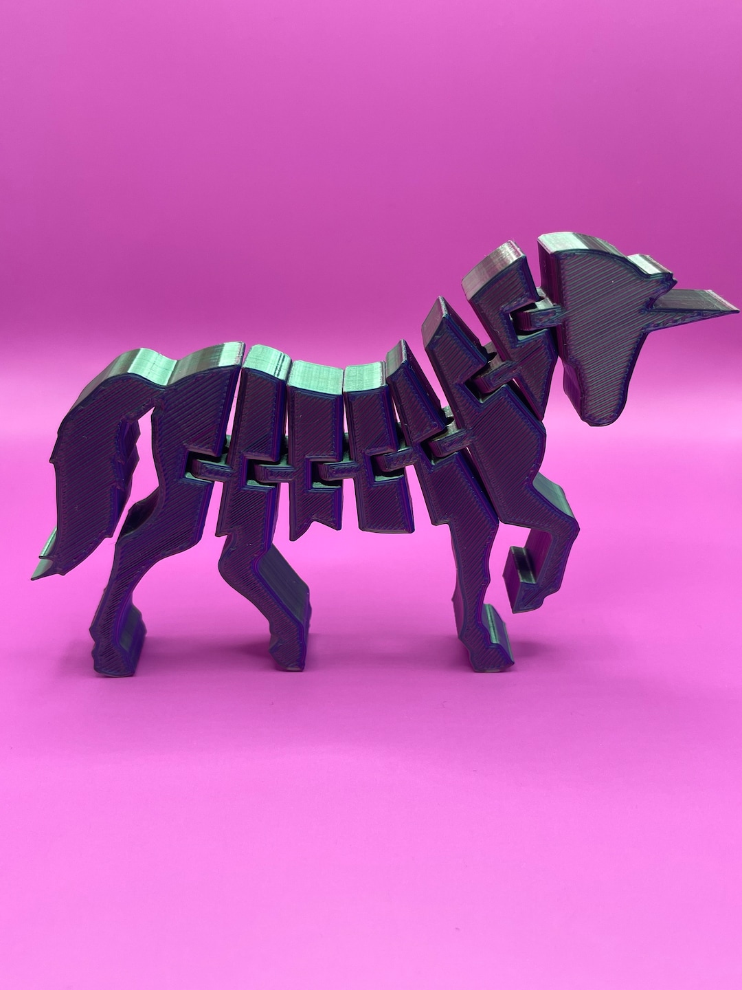Articulated Unicorn Fidget Flexible 3D Printed, Sensory Calming Toy ...
