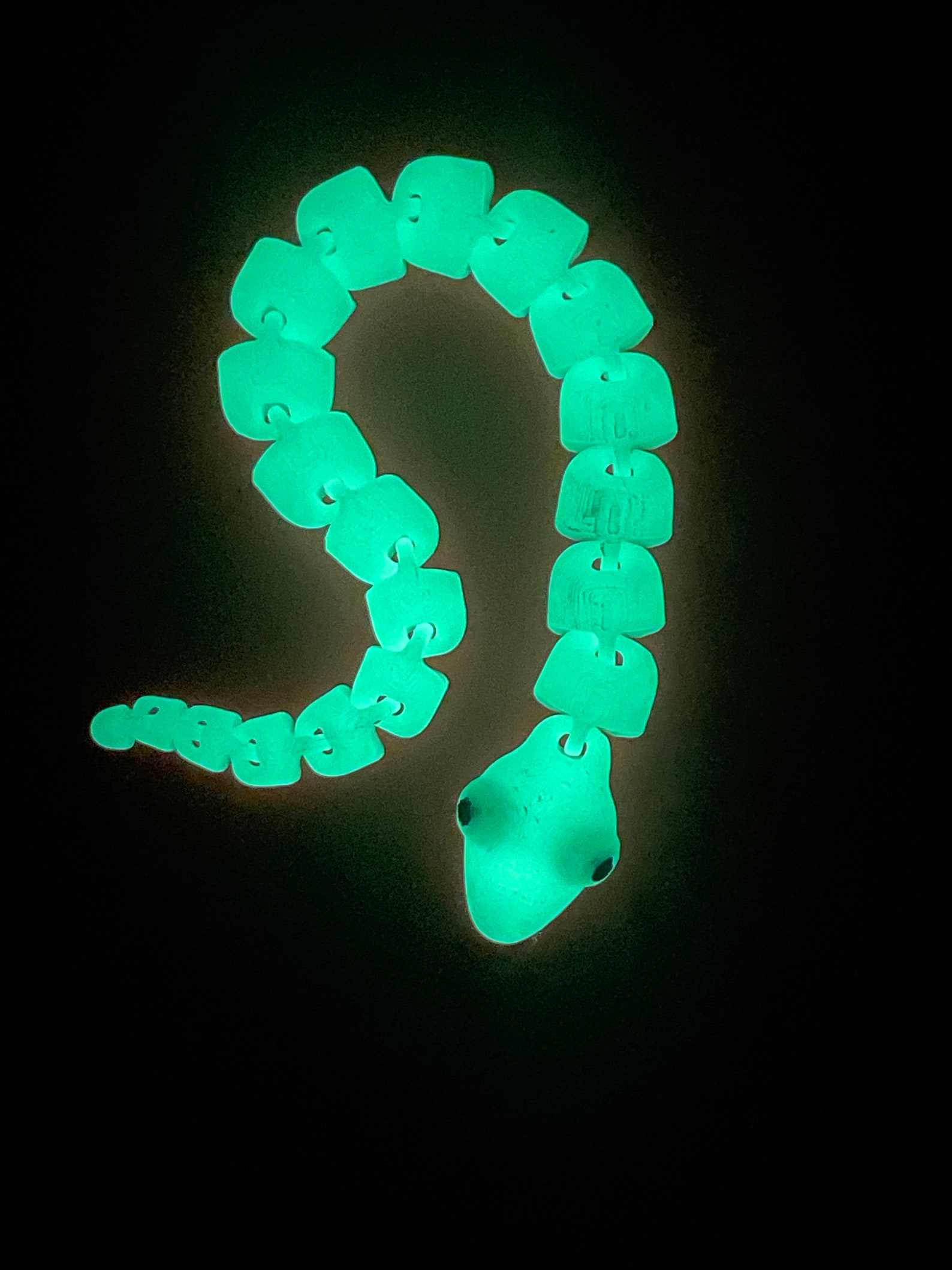 Articulated Snake Fidget Flexible 3D Printed 3 Sizes - Etsy