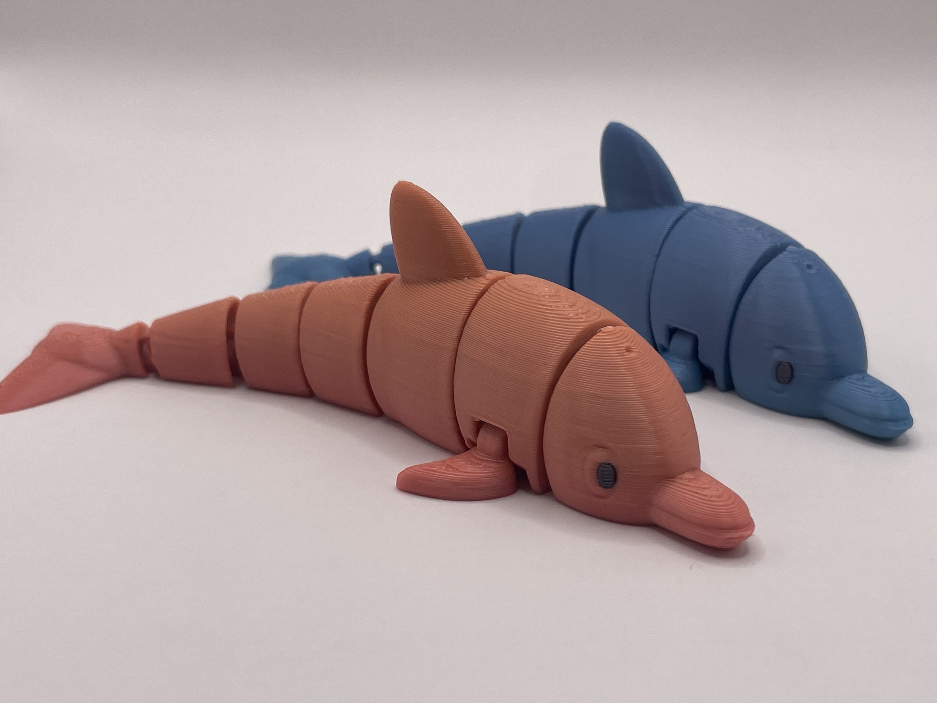 3D Printed Articulated Dolphin Fidget: Sensory Desk Fidget - Etsy