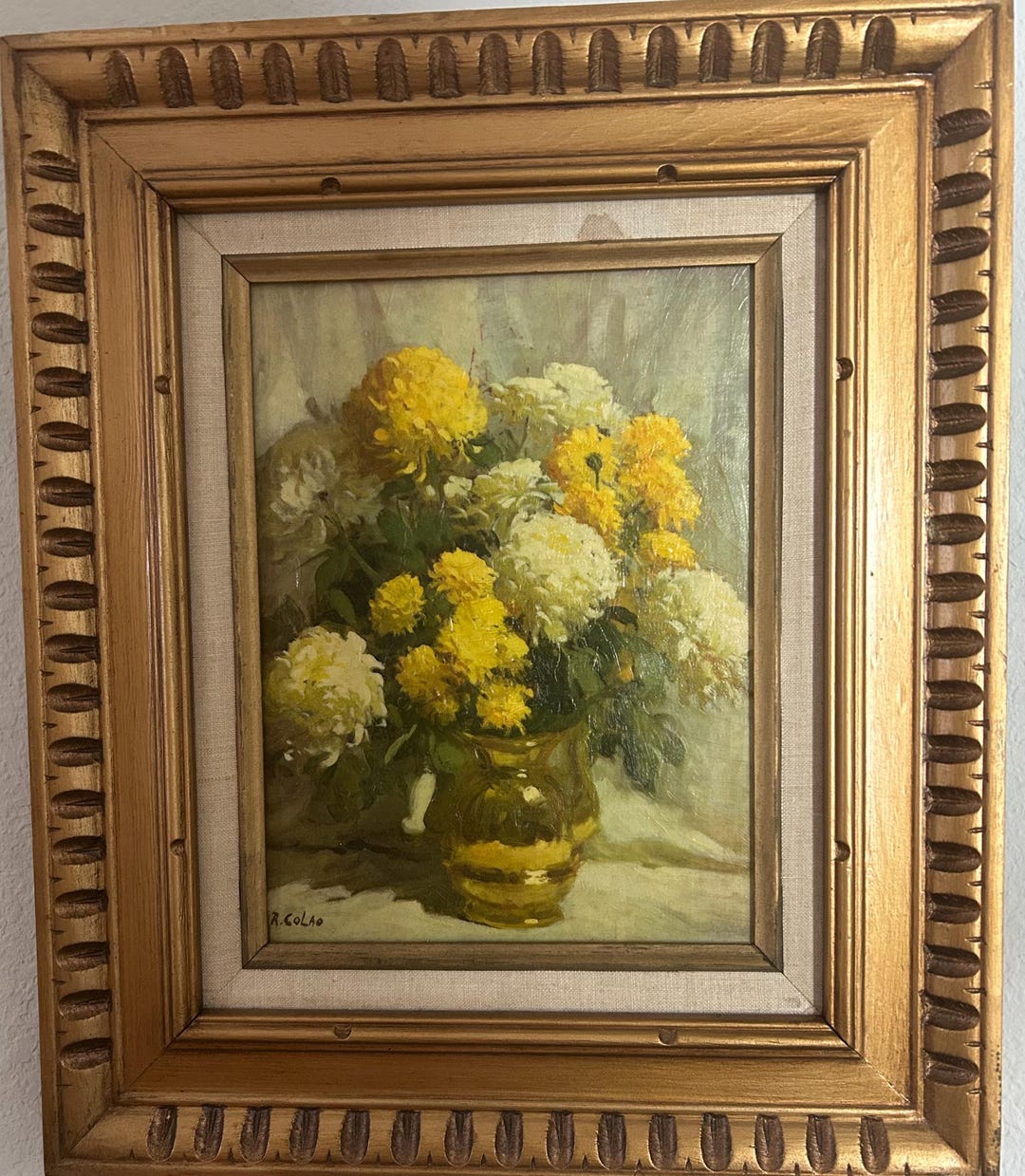 Vintage Art Oil Painting by Rudolph Colao an American Painter - Etsy