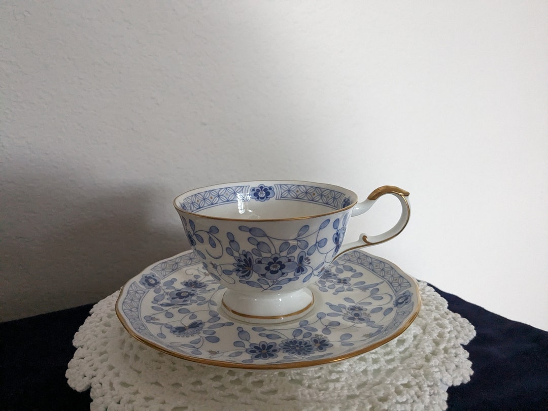 Elegant Narumi Bone China Made in Japan Teacup With Saucer - Etsy