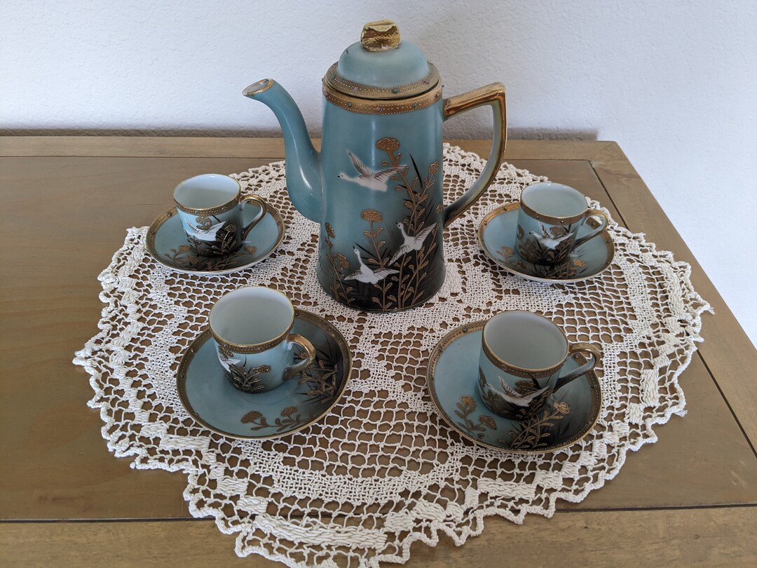 Noritake Nippon Swans Chocolate Set Japan - Etsy