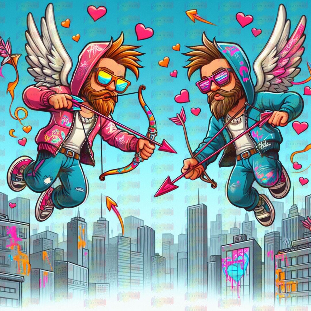 Beard Cupid| Digital Download| DTF| PNG| Instant Download - Etsy