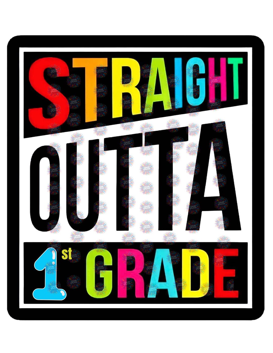 Straight Outta (grade 1-5) | Instant Download | Digital Download | Back ...