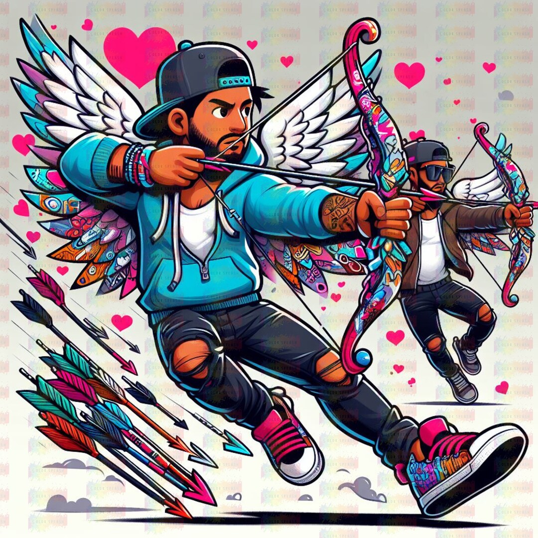 Jess Cupid PNG: Urban Angel Digital Download - Etsy