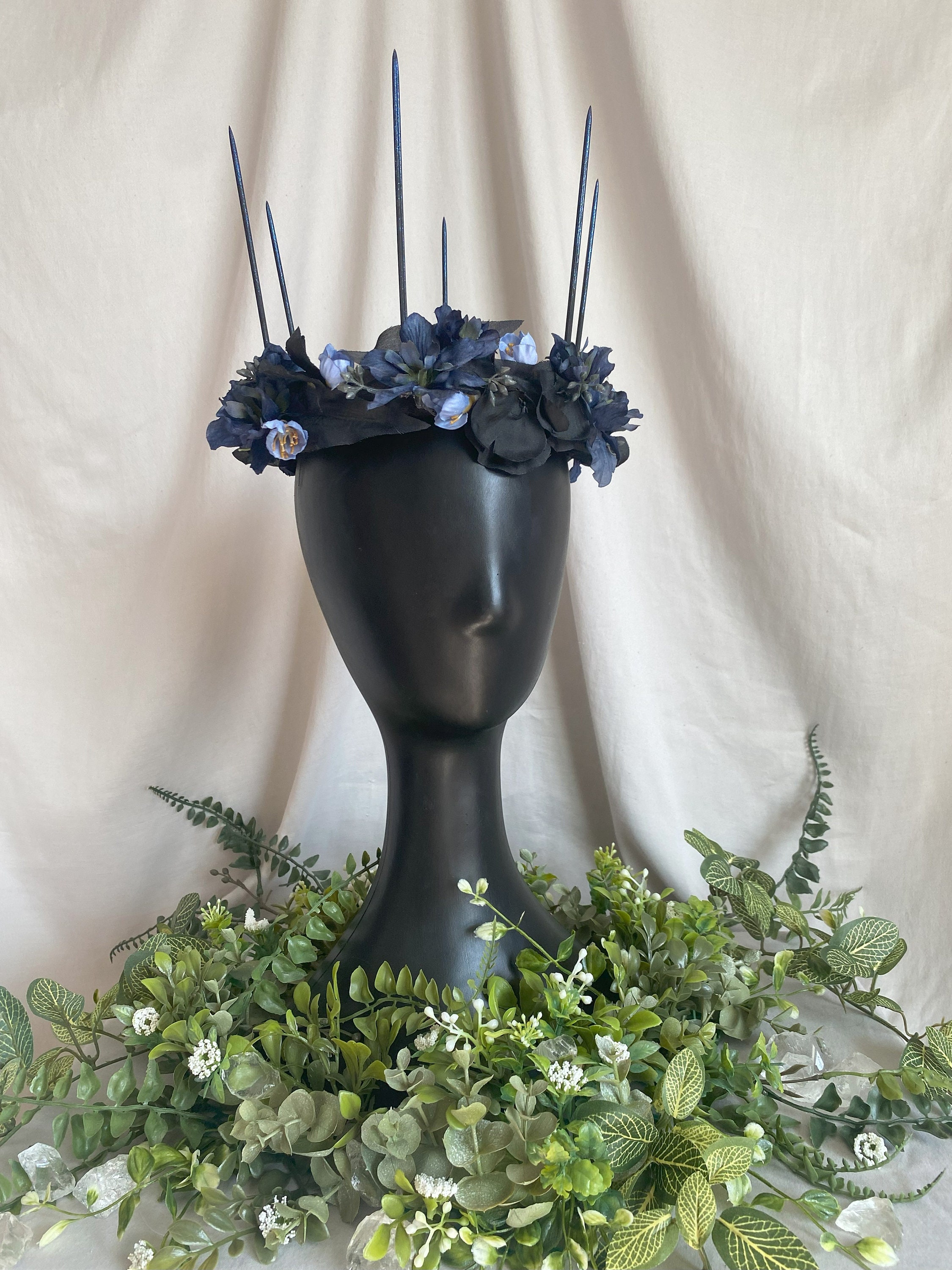Hades Greek God Flower Crown - Etsy