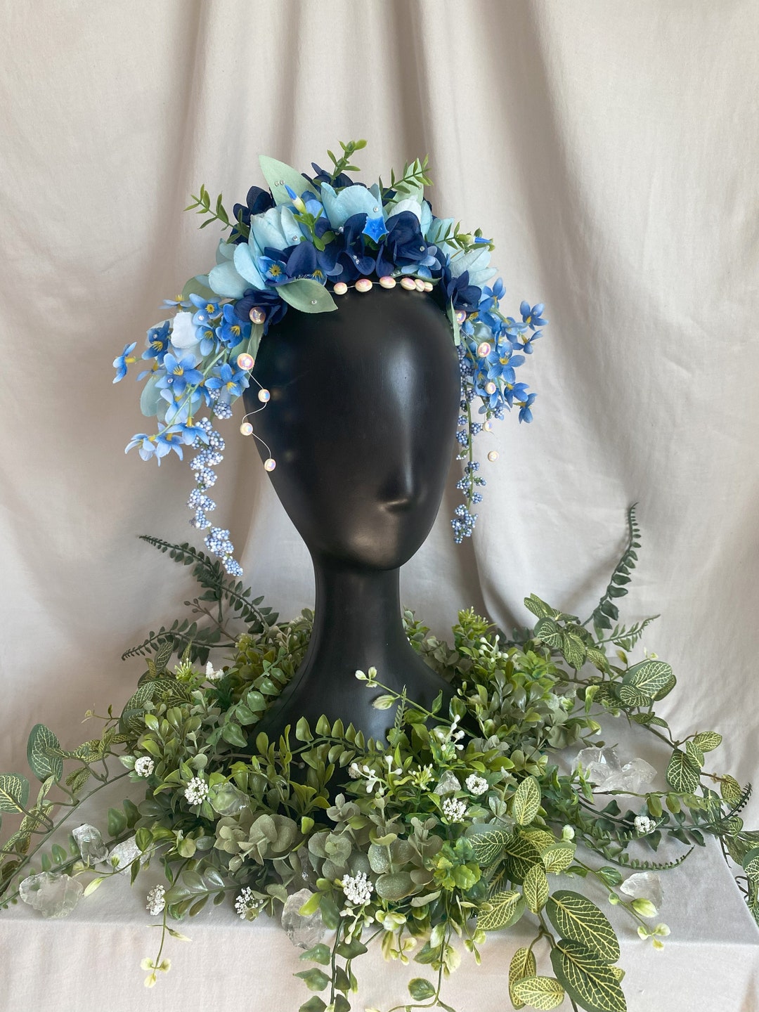 Poseidon Greek God Flower Crown - Etsy
