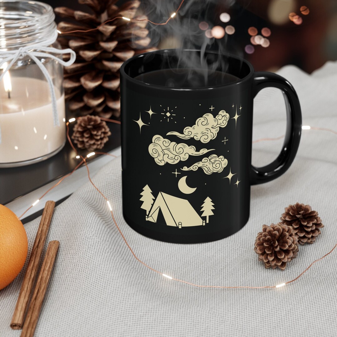 Celestial Camp Ceramic Coffee Cup, Gift for Camper, Outdoorsy Gift for ...