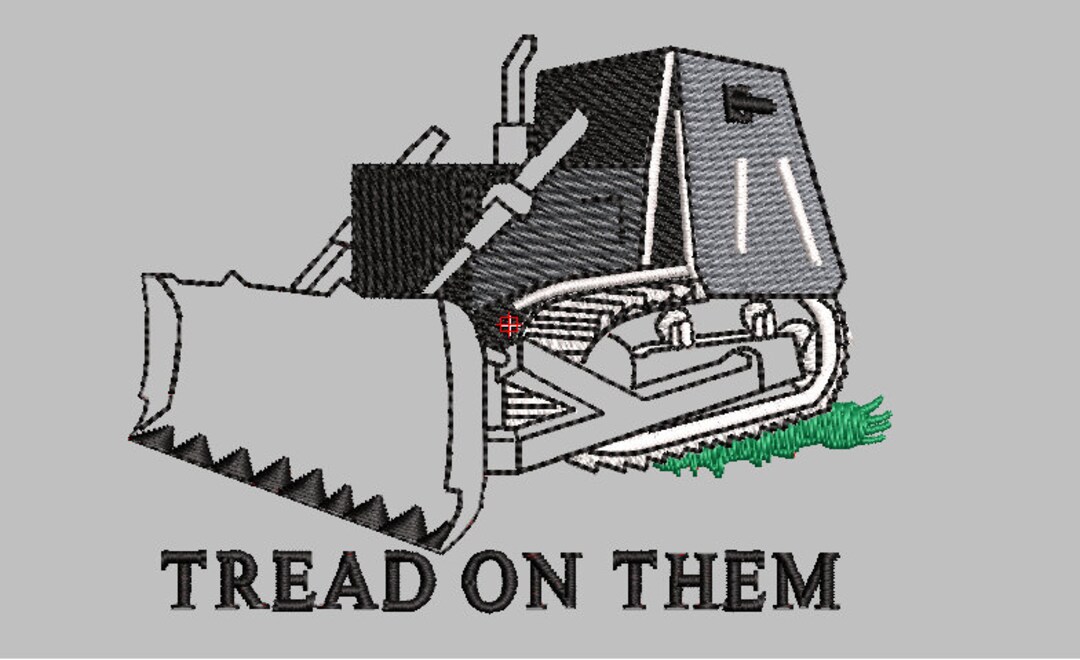Killdozer Tread on Them Embroidery File - 3.3'' X 2.5'' Design - Etsy
