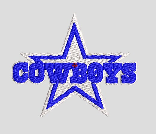 Title: Dallas Cowboys Logo Embroidery File - 2.5'' - DST & PES Formats ...