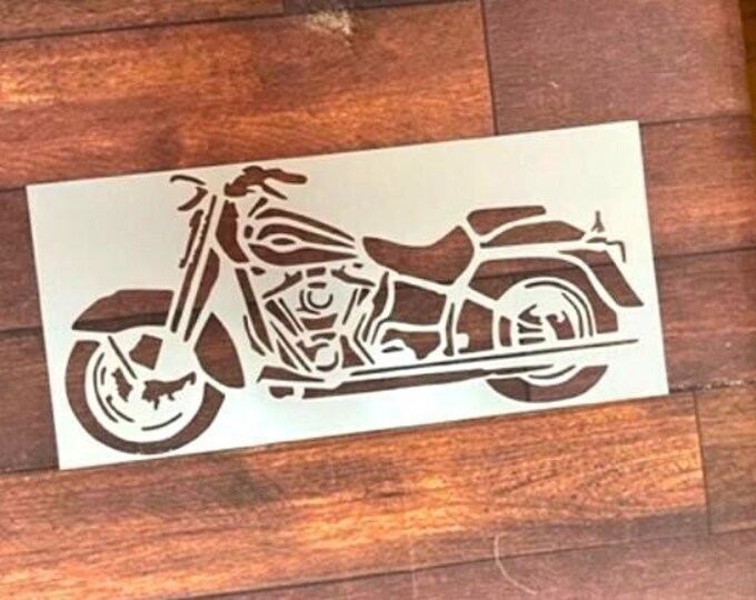 Motorcycle Ride Stencil Painting Scrapbooking Layering Paint Tracing ...