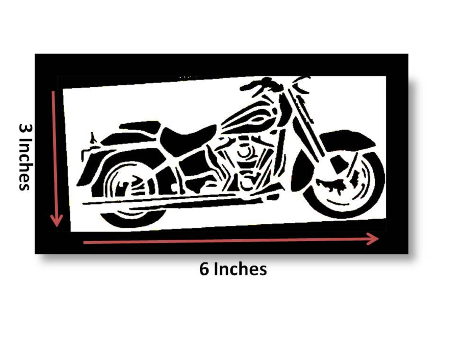 Motorcycle Ride Stencil Painting Scrapbooking Layering Paint Tracing ...