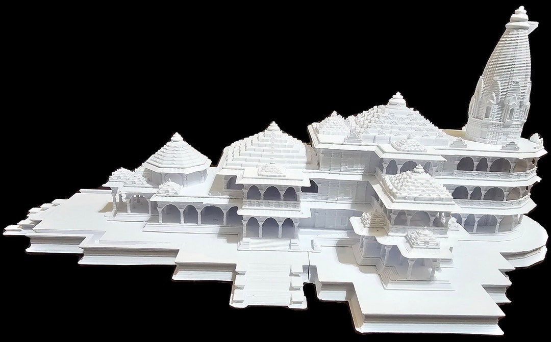 Ram Mandir Ayodhya Miniature Model 3D Printer - Etsy