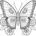 Printable Magic Butterfly Coloring Pages for Children and Adults ...