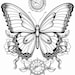 Printable Magic Butterfly Coloring Pages for Children and Adults ...