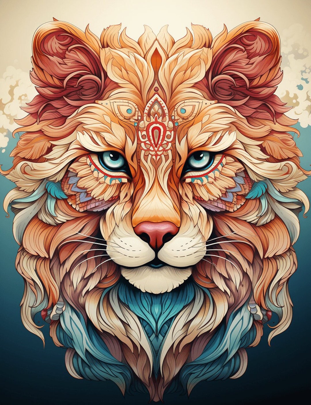 Mindfulness Animals Digital Prints STRESS RELIEF Artwork Relaxing ...