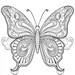 Printable Magic Butterfly Coloring Pages for Children and Adults ...