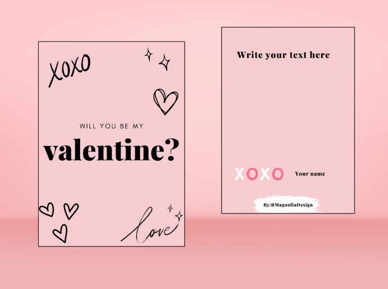 Digital Valentines Day Card - Etsy