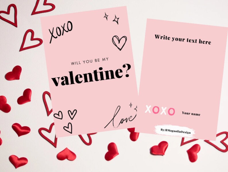 Digital Valentines Day Card - Etsy