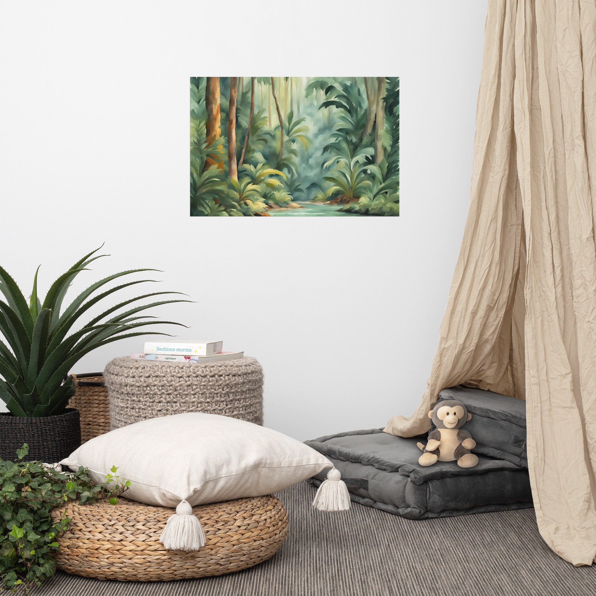 Calm Rainforest Poster - Etsy