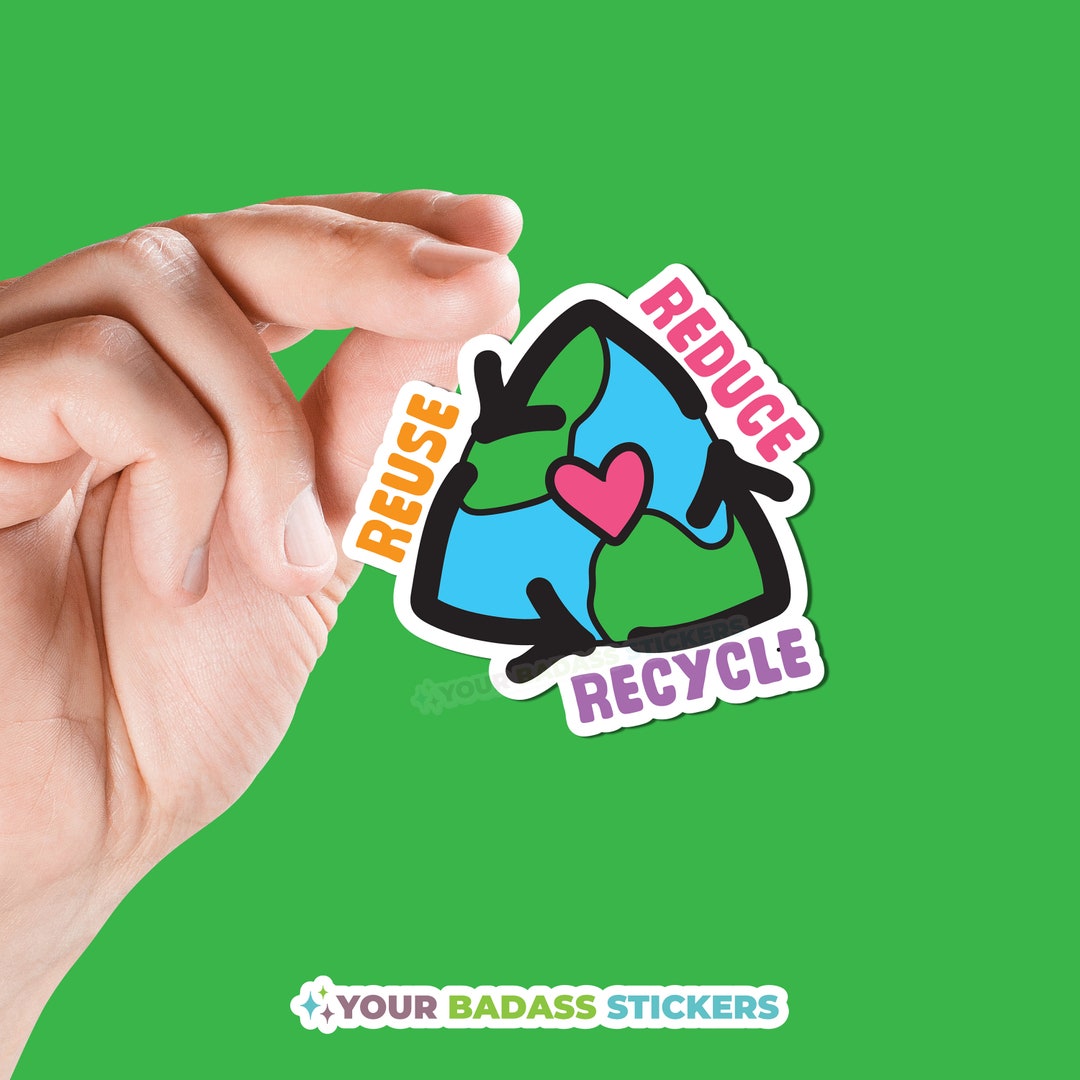 Recycling Sticker Recycling Dont Litter Save the Earth Inexpensive Gift ...