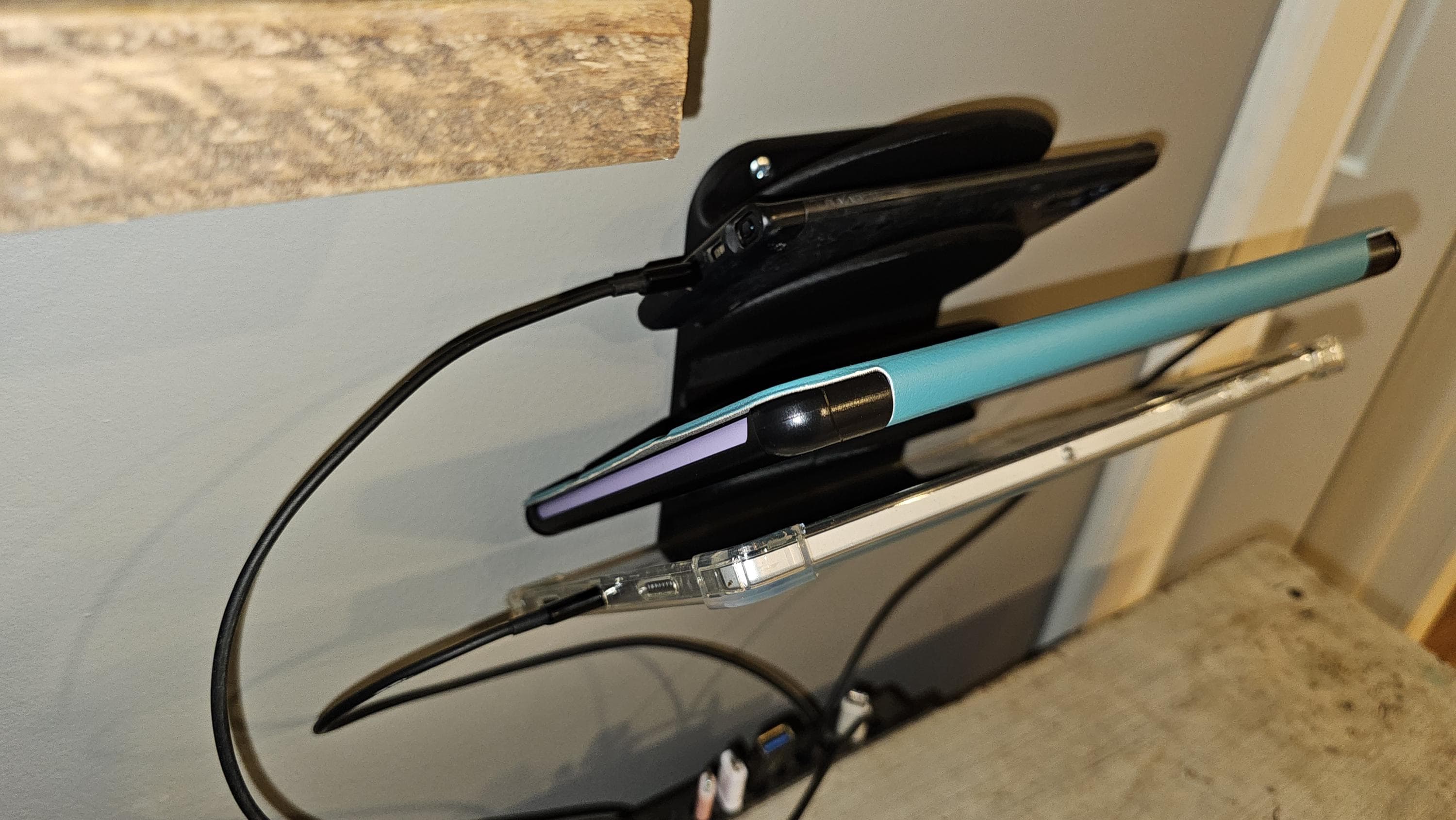 Wall-mounted Tablet & Phone Shelf: Multi-device Organizer - Etsy