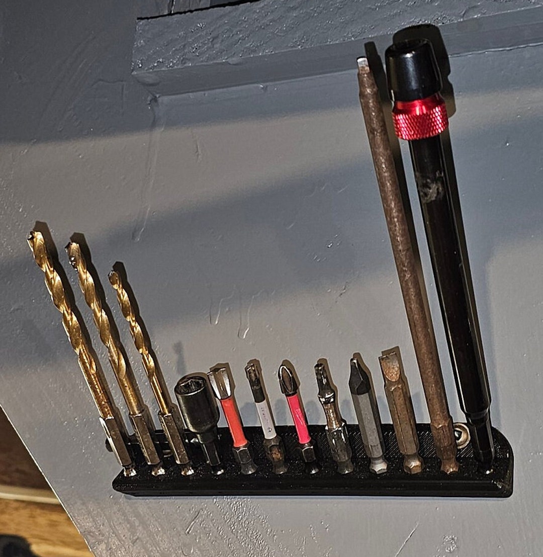 1/4 Inch Hex Bit Holder Rack Organizer hex Bits Not Included - Etsy