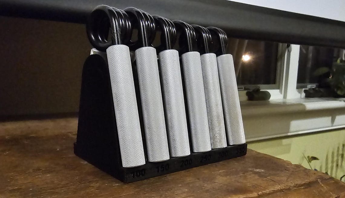 Grip Strength Training Rack: Hand Gripper Organizer (holds 6) - Etsy