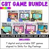 CBT Football Digital & Printable Board Game, Kids Therapy Tools for ...