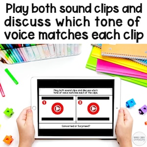 Practice Tone of Voice and Social Skills Homeschool Game, Digital ...
