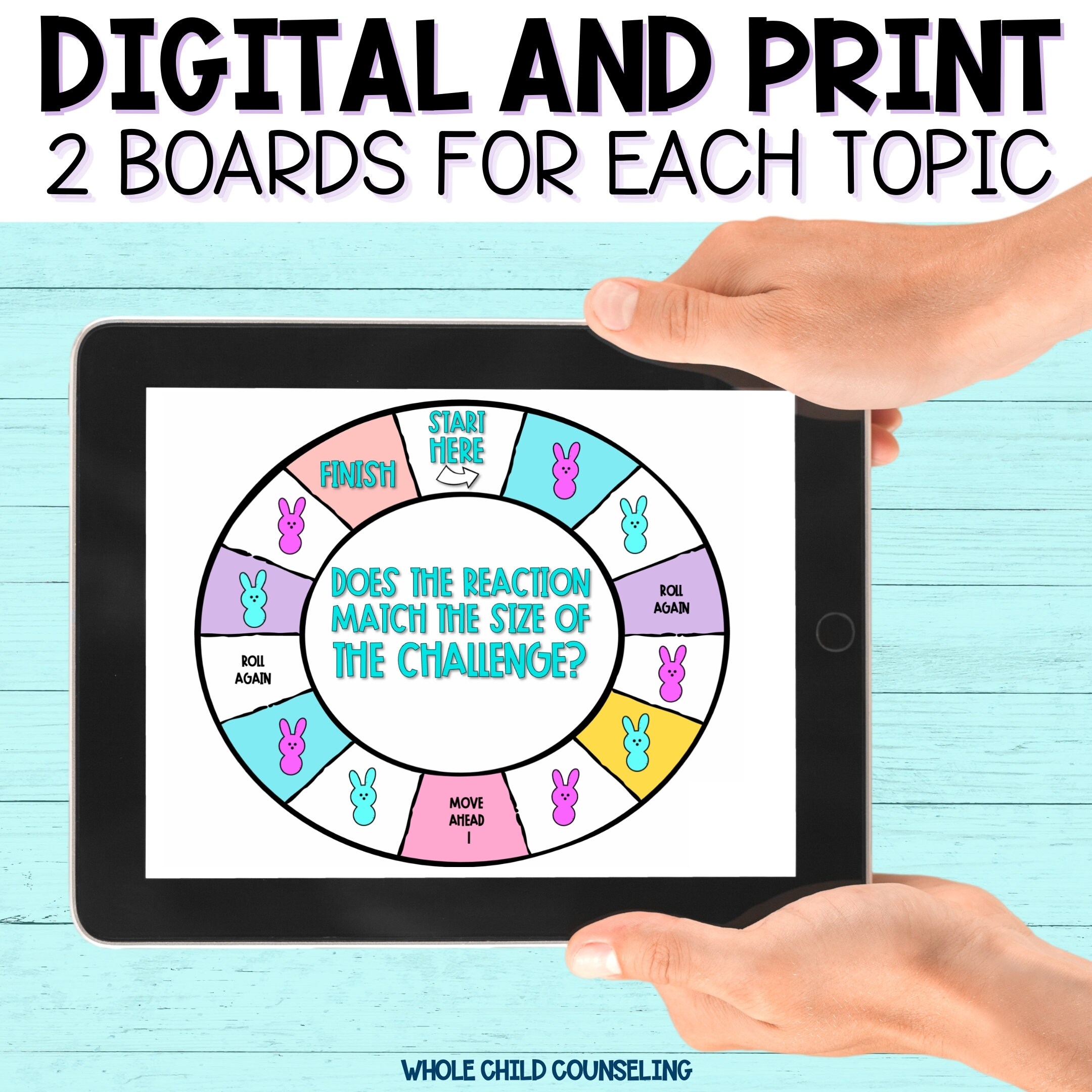 Easter Game Boards Printable, Kids Social Emotional Learning, Feelings ...