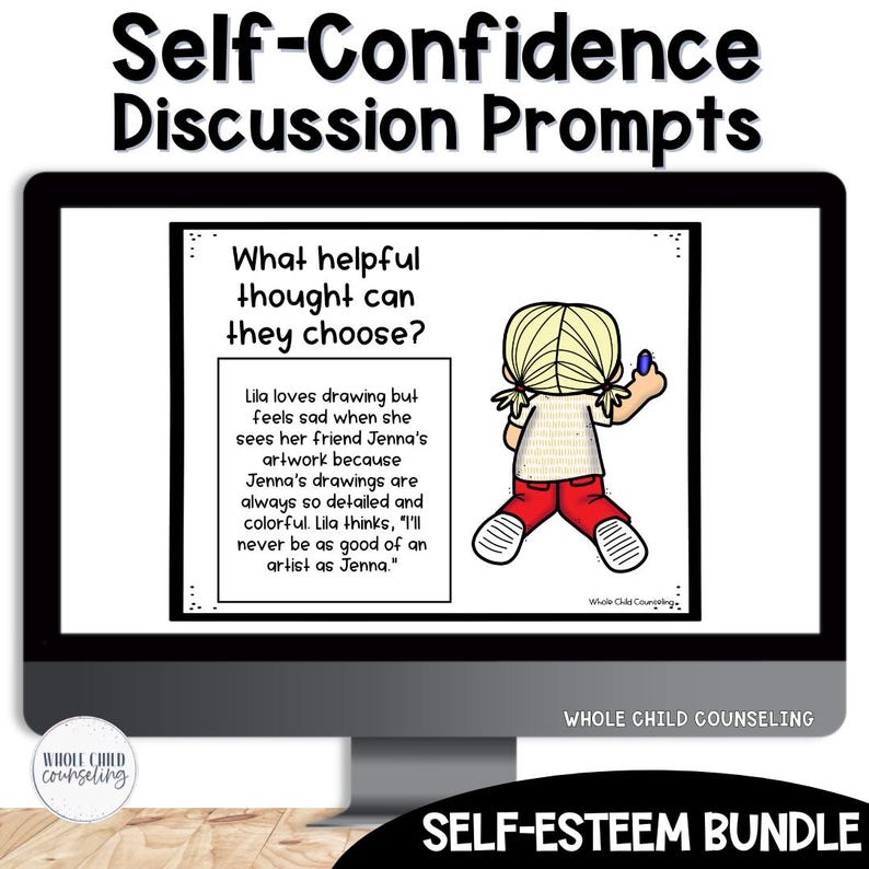 Self Esteem Directed Drawing Bundle, Social Emotional Learning Guided ...