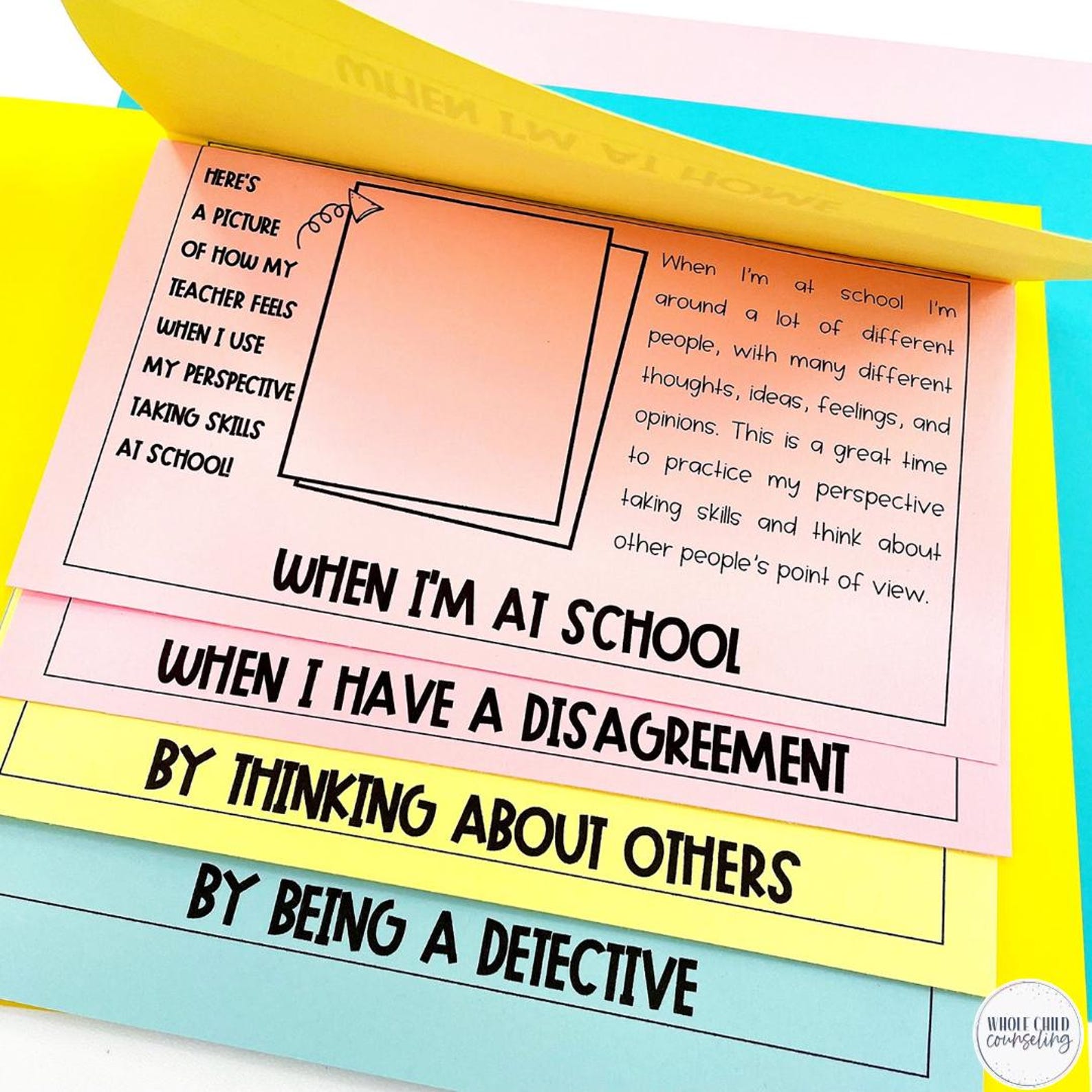 Perspective Taking & Theory of Mind Social Skills Kids Activity Bundle ...