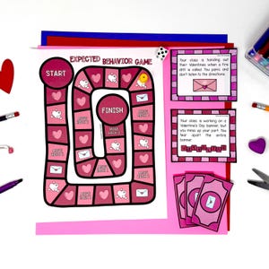 Valentine's Day Counseling Game, Expected Vs Unexpected Behavior Game ...