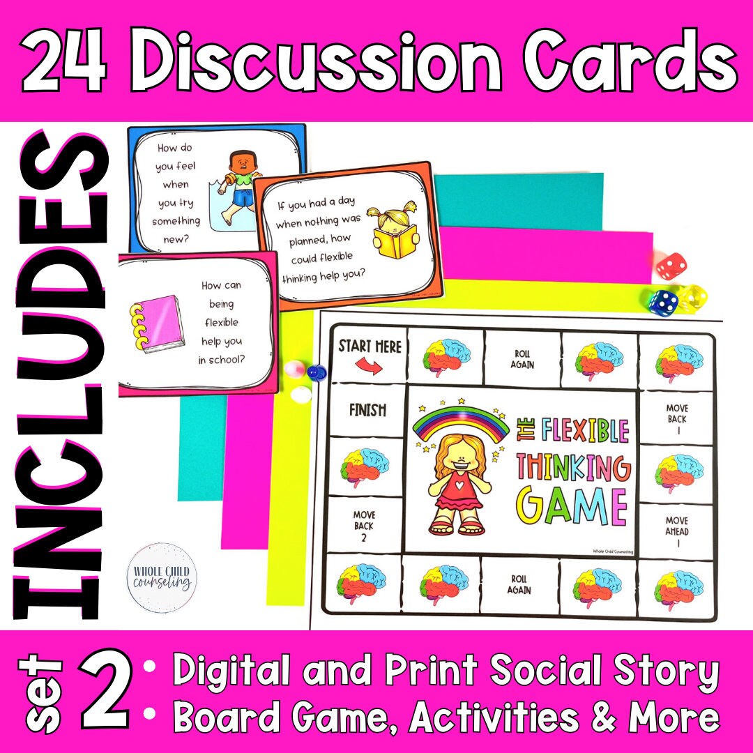 Flexible Thinking Dealing With Change Social Skills Activity & Game ...