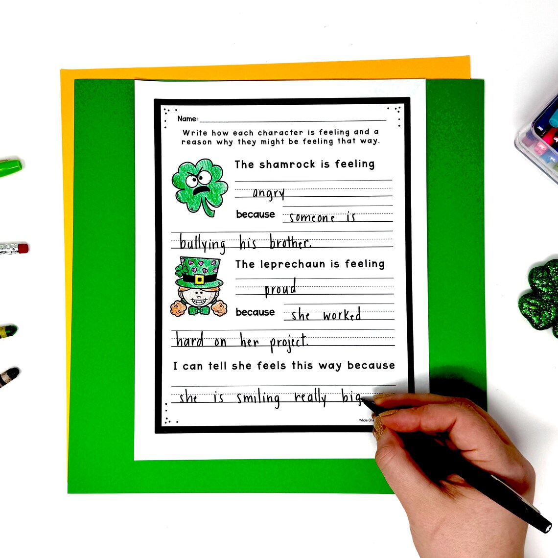 St. Patrick's Day Puzzles for Kids, Printable Feelings Puzzle, Social ...