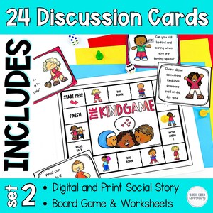 Kindness and Caring Social Story and Game Activity Set 2, Empathy ...