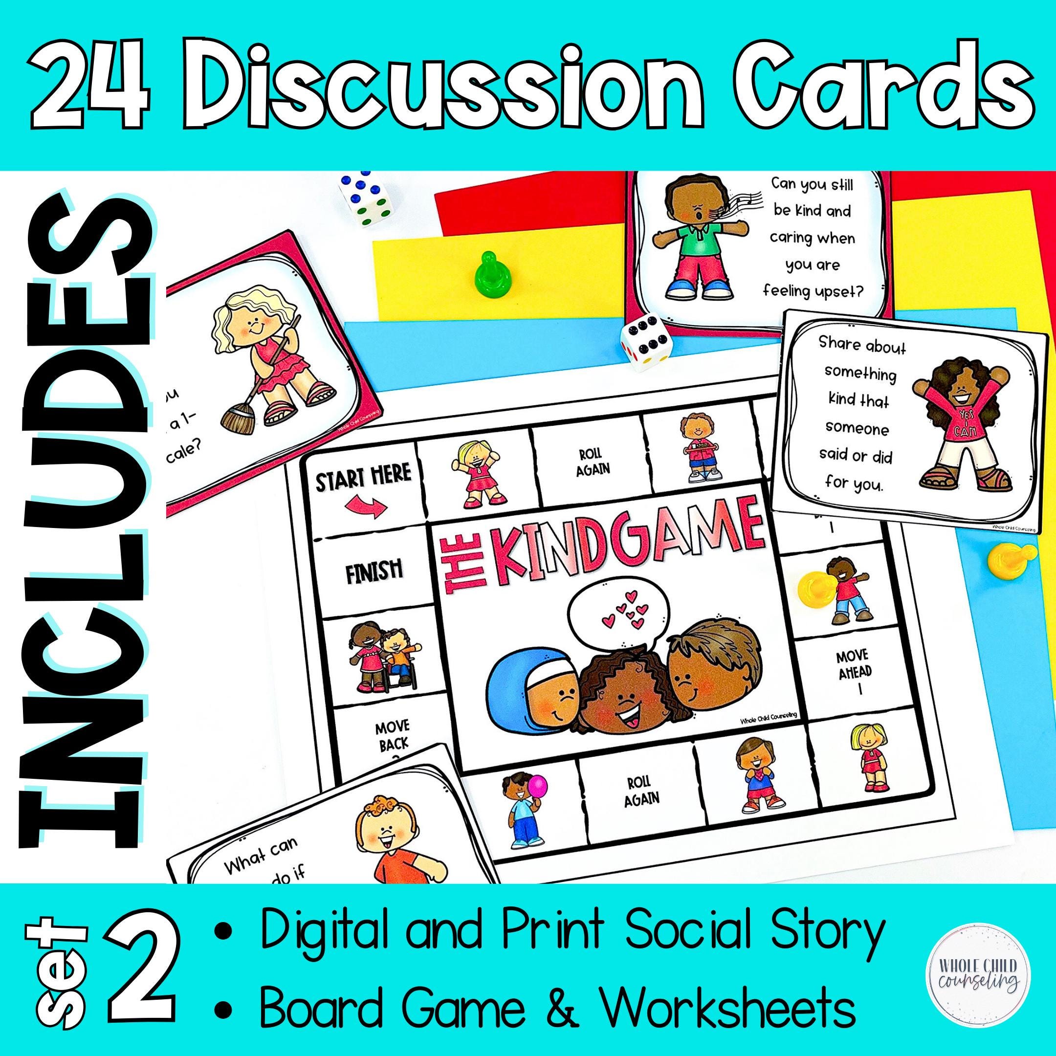 Kindness and Caring Social Story and Game Activity Set 2, Empathy ...