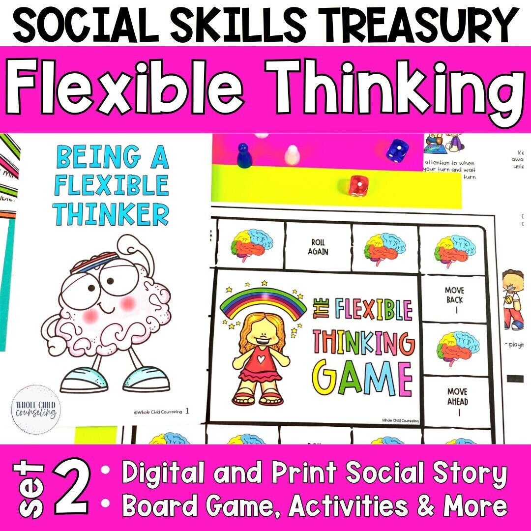 I Can Show Flexible Thinking Social Story & Game Social Skills Set 2 ...