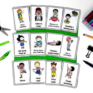 Coping Skills Toolbox for Kids, Digital Calm Down Corner Printables ...