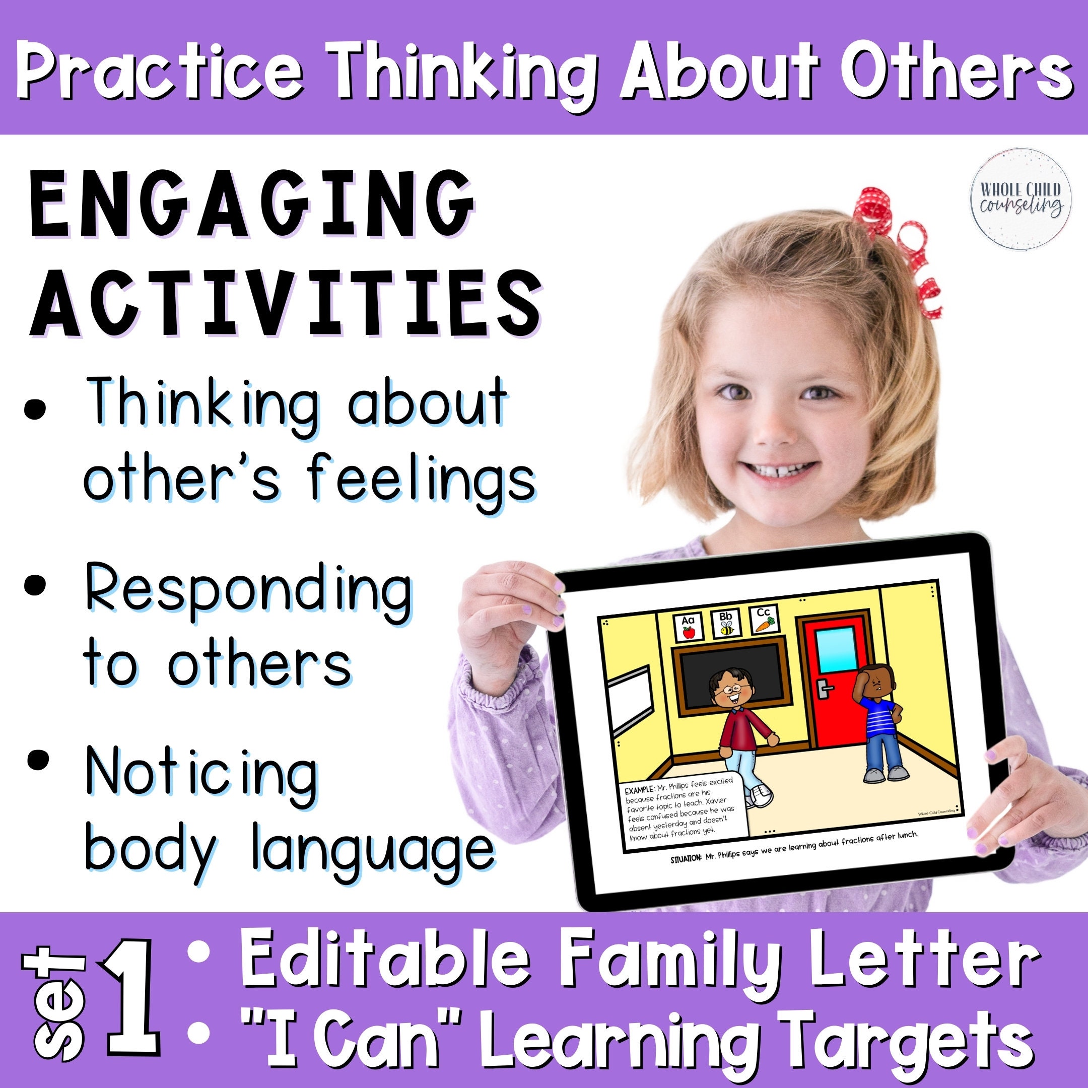 Social Skills SEL Perspective Printable Social Skills, Digital Download ...