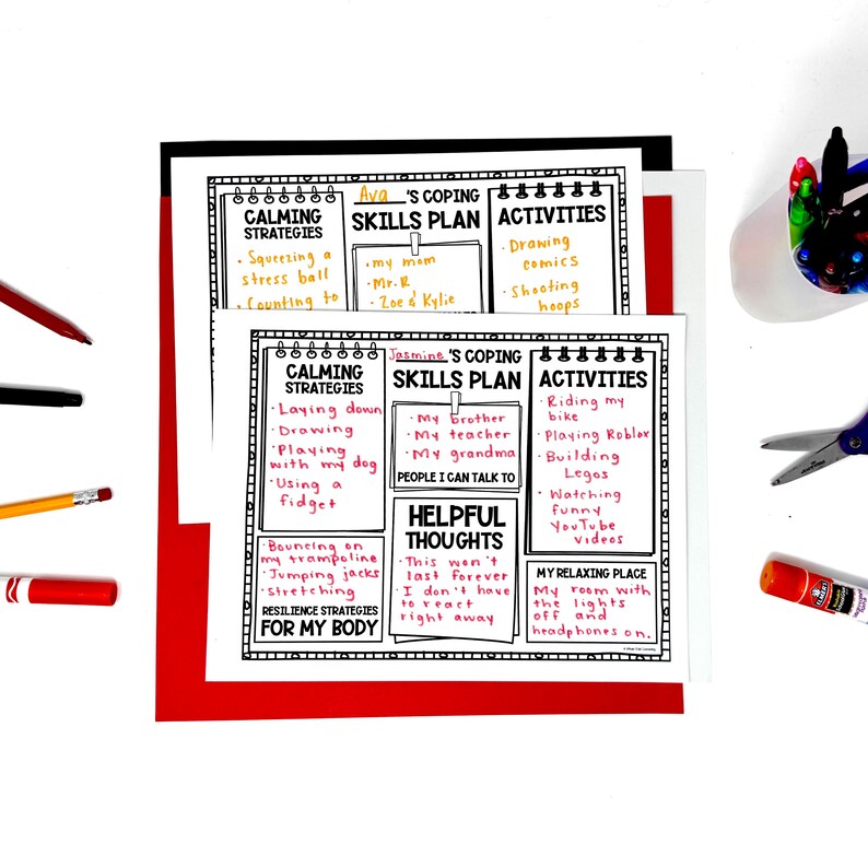 Teen and Tween Anger Management Coping Skills Toolbox: SEL Activities ...