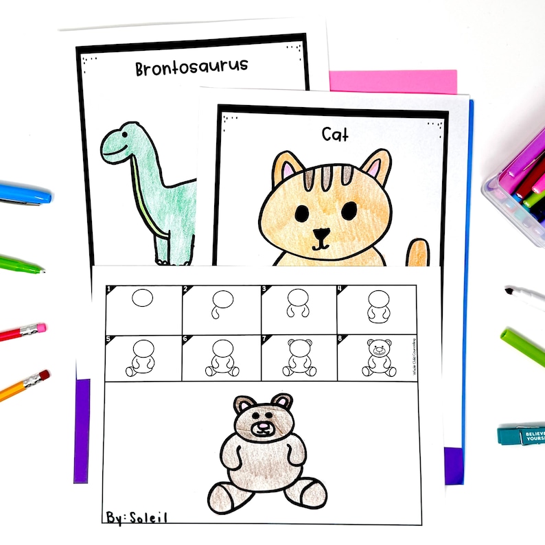 CBT Worksheets Guided & Directed Drawing Bundle, Counseling Tool, Art ...