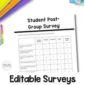 School Counselor Editable Letters Handouts & Forms for Parent ...