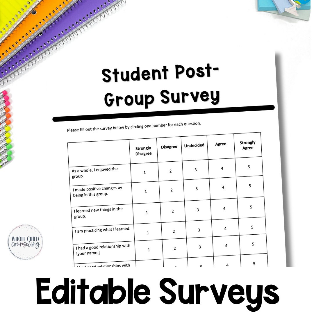 School Counselor Editable Letters Handouts & Forms for Parent ...