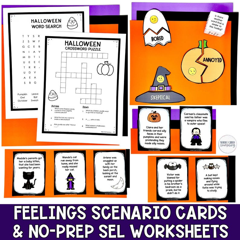 Halloween SEL Mazes: Self Esteem Worksheets & Affirmations for Kids ...